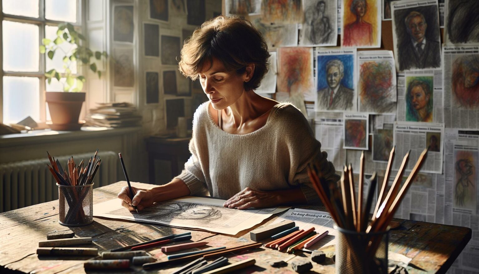 How to Create Stunning Newspaper Art: Drawing Techniques & Tips for ...